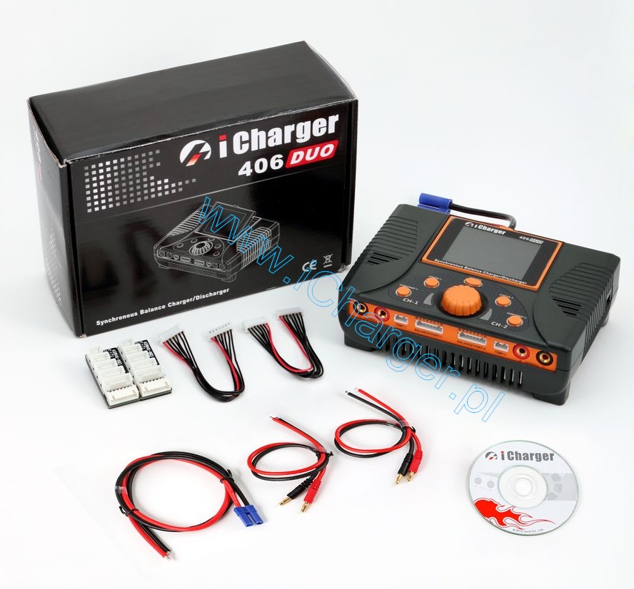 iCharger 406 DUO ładowarka 1400W 2x40A LiPo 2x6s | iCharger sklep